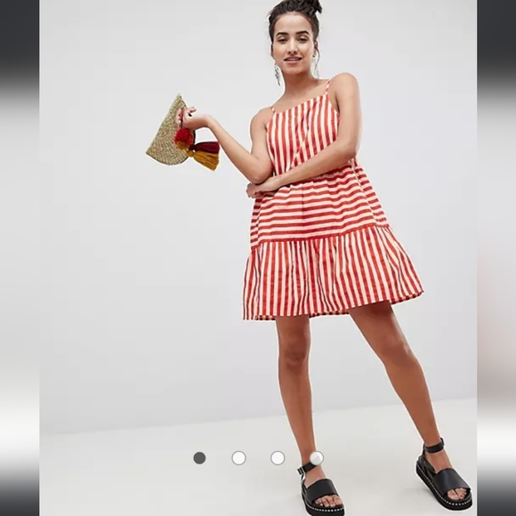 ASOS | Dresses | Asos Tiered Cotton Sundress | Poshmark